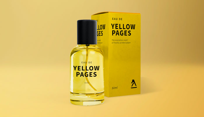 Yell gets into perfume with Eau de Yellow Pages - Brands Untapped
