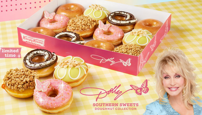 Krispy Kreme and Dolly Parton unite for 'Southern Sweets' doughnut ...