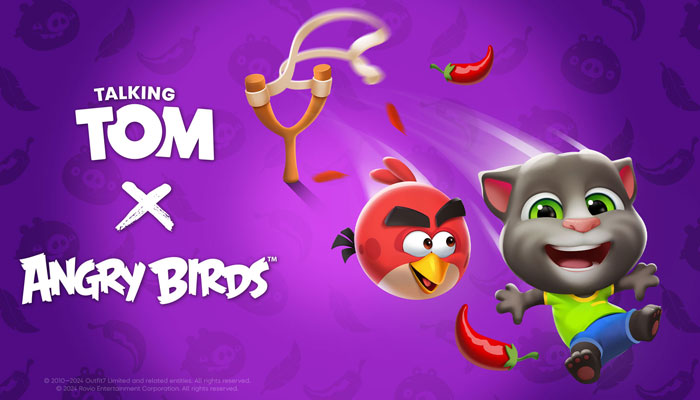 Outfit7 and Rovio team up for Talking Tom x Angry Birds crossover event ...