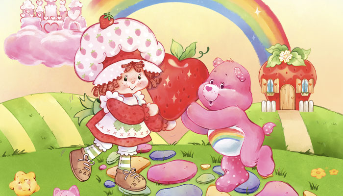 Strawberry Shortcake x Care Bears crossover special spawns apparel ...