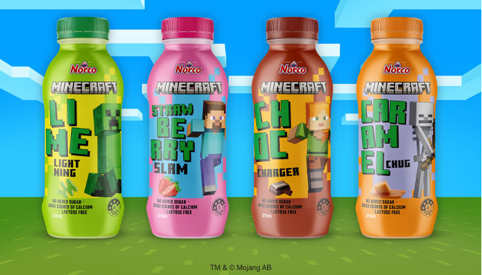Minecraft milkshakes land in Australia - Brands Untapped