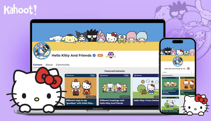 Kahoot! partners with Sanrio for educational learning games featuring ...