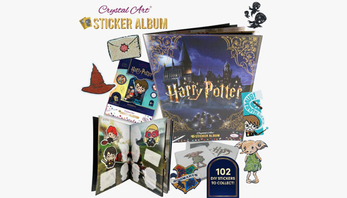 Craft Buddy debuts Harry Potter Crystal Art Sticker Album - Brands Untapped