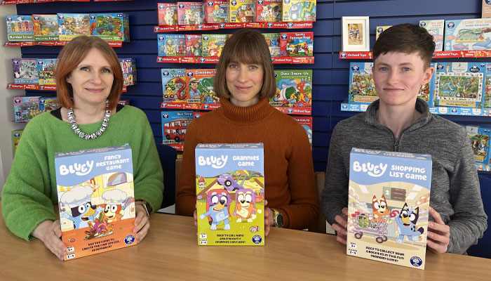 Orchard Toys' Heather Yates, Rowena Isotta-Day and Alice Morley discuss ...