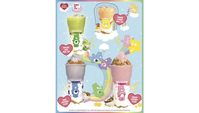 Kung Fu Tea readies Care Bears drinks range - Brands Untapped